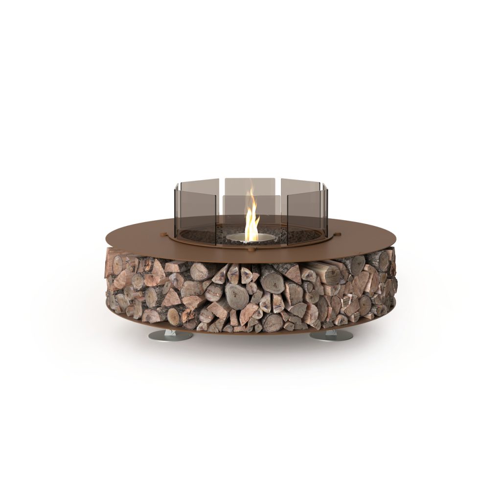 AK47 Zero T Indoor Fire Pit / Coffee Table - Luxury Indoor Living